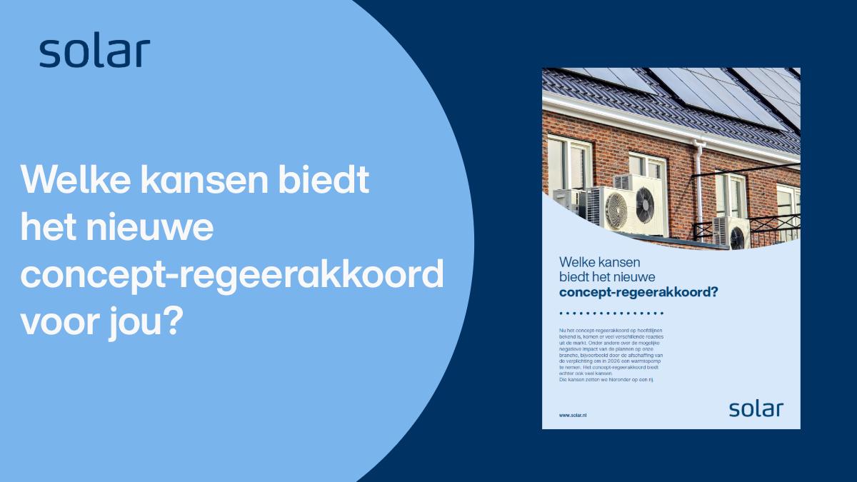 Solar is jouw Technische groothandel voor installatiemateriaal